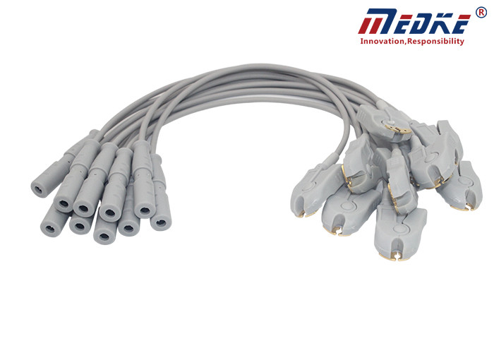 FSC Pediatric 4mm Tip Banana To Clip Grabber EKG Accessories