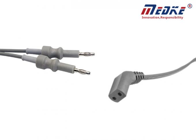 Banana Plug 2Pin Autoclavable Bipolar Electrosurgical Cables